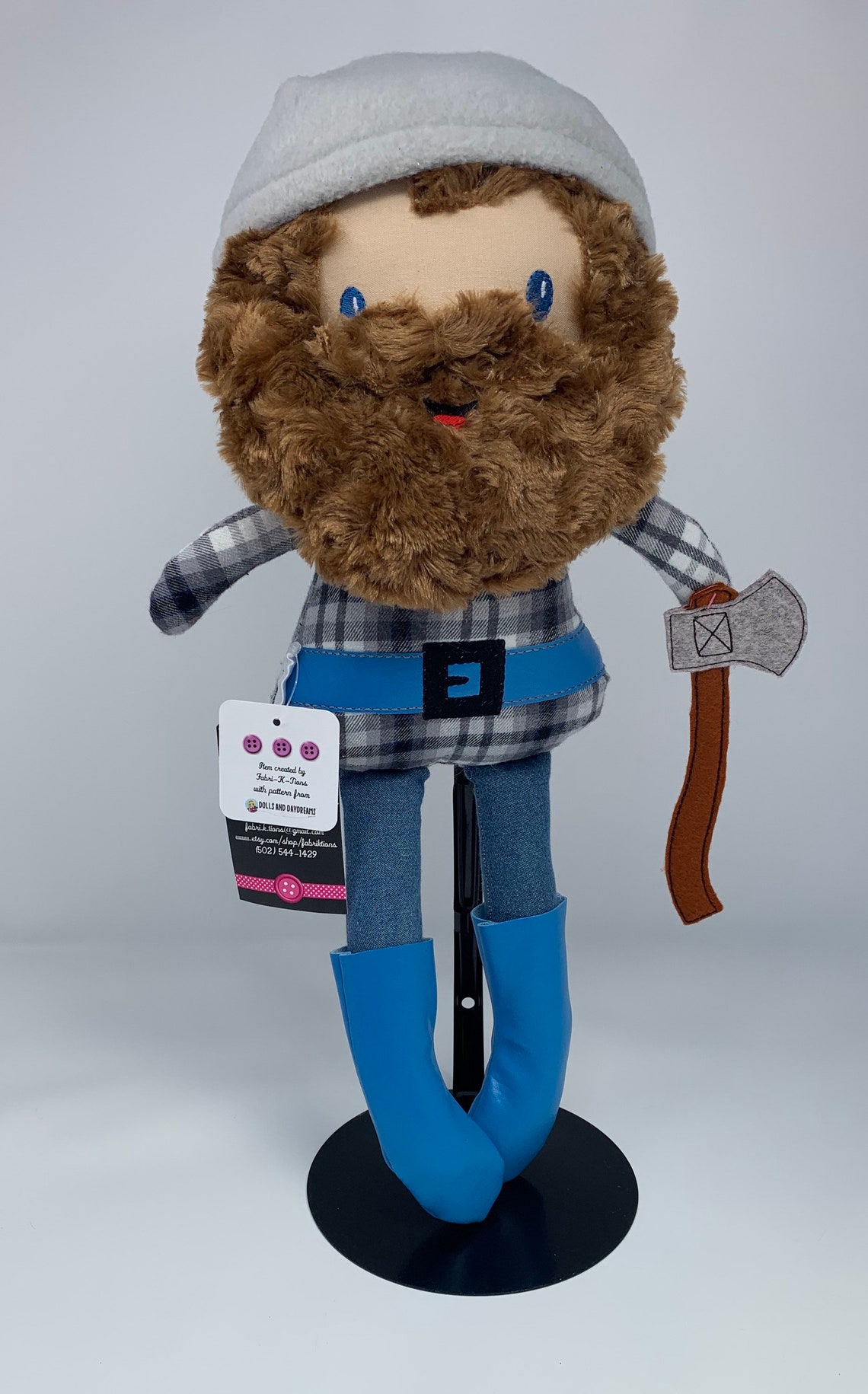 Lumberjack Doll - Etsy
