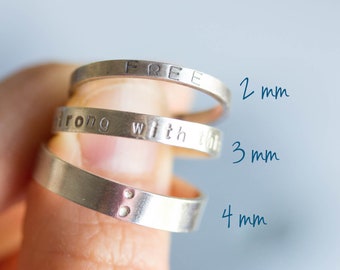 4mm wide ring | Etsy