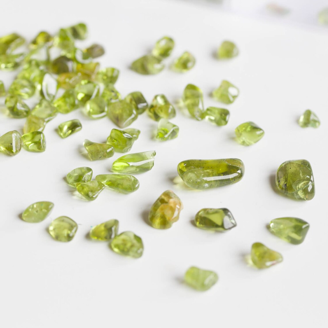 Raw Peridot Ring in Sterling Silver Toumbled Green Peridot - Etsy