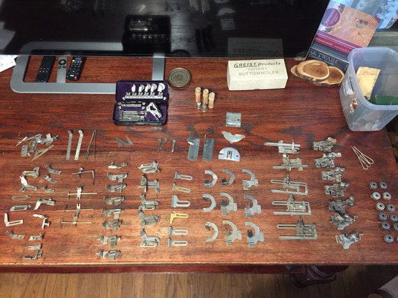 Vintage Treadle Sewing Machine Accessory Kit Parts Sold - Etsy