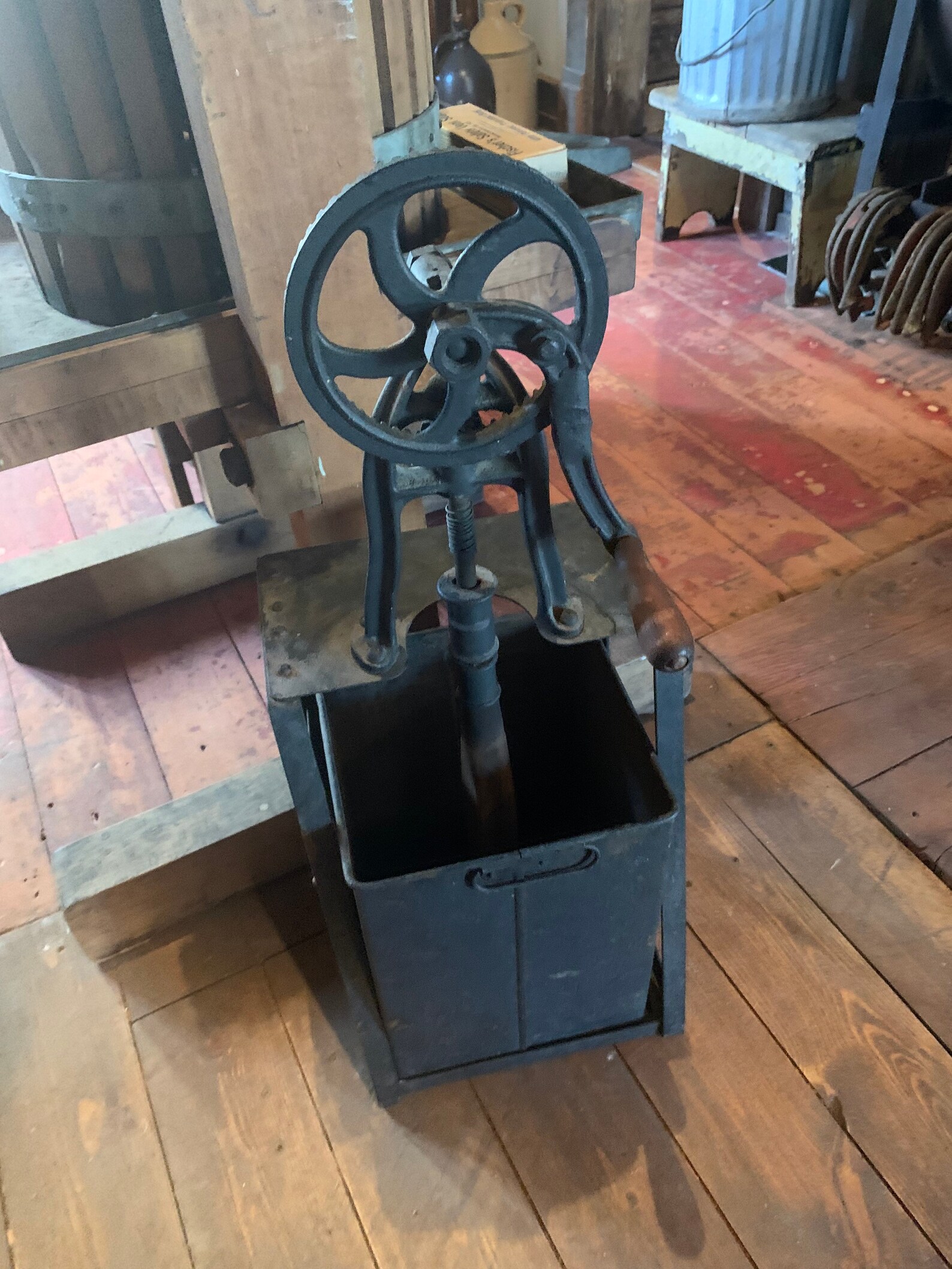 VINTAGE Dazey Butter Churn Tin Metal Hand Antique 1900, A Piece of ...