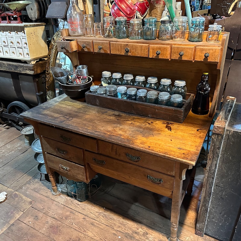 Antique Bakers Cabinet - Etsy