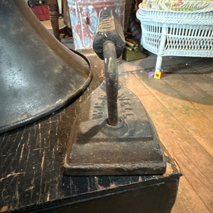 Antique 19th Century Cast Iron Geneva Hand Iron, W.H. Howell #6 - Etsy