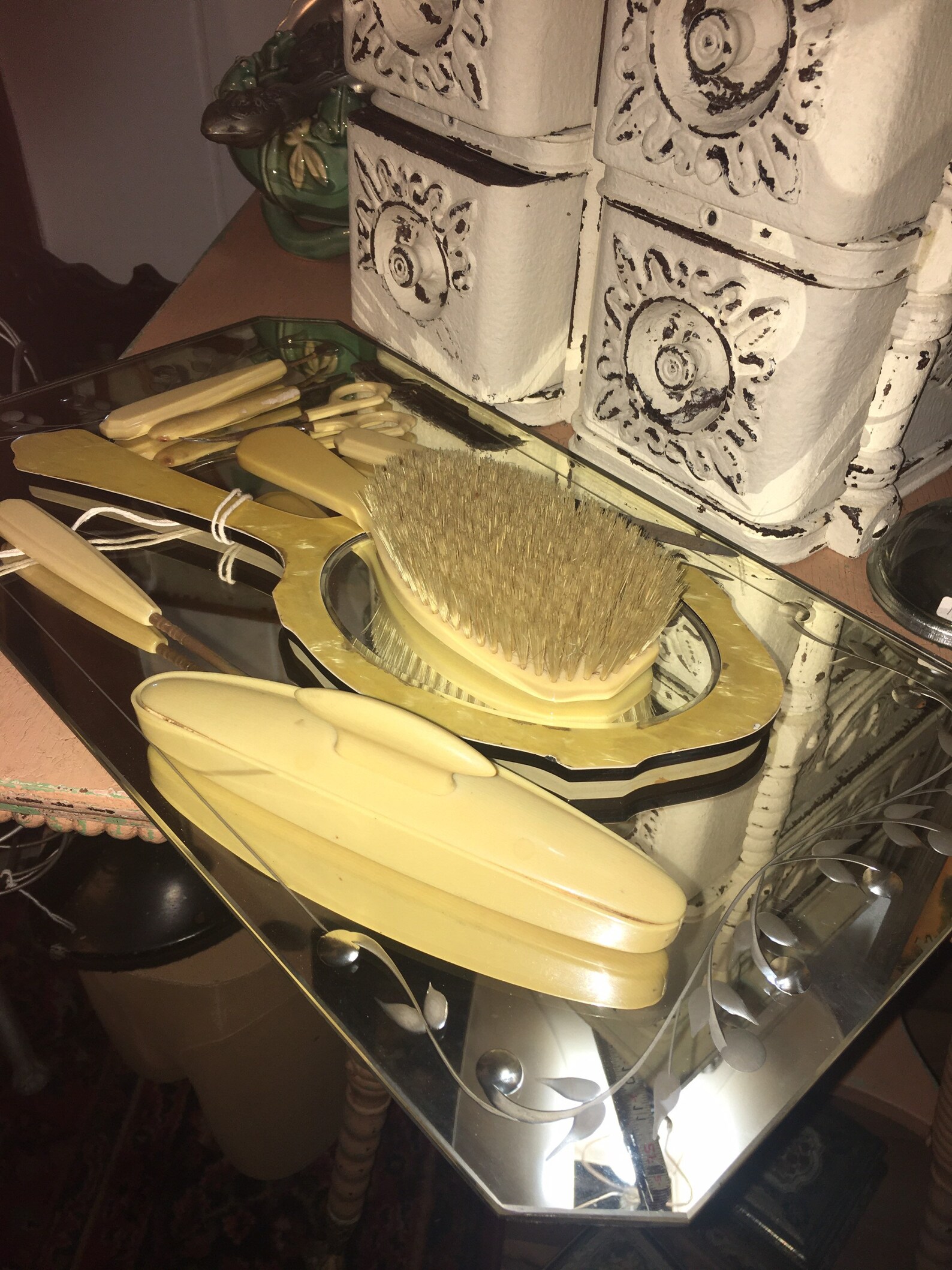 Vintage 1940/50s Vanity Set Great Condition Numerous Pieces - Etsy