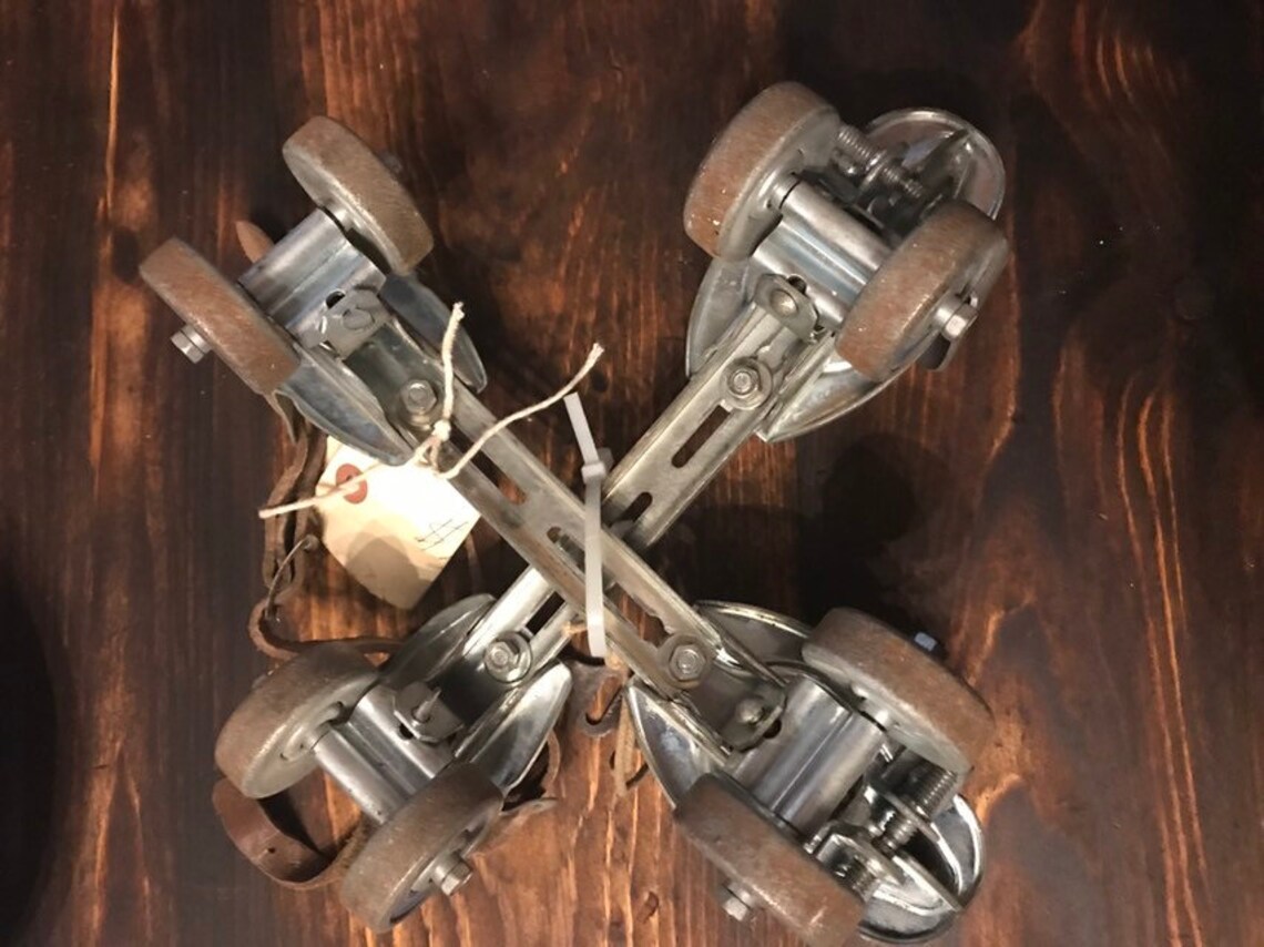 Vintage Sidewalk Metal Roller Skates Mid 50's Working | Etsy