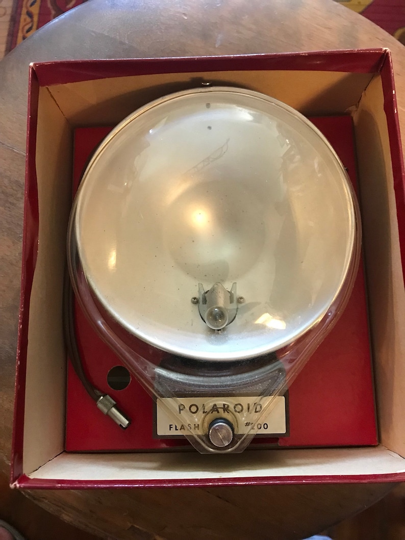 Vintage POLAROID Flash Gun Model 200 in Original Box - Etsy
