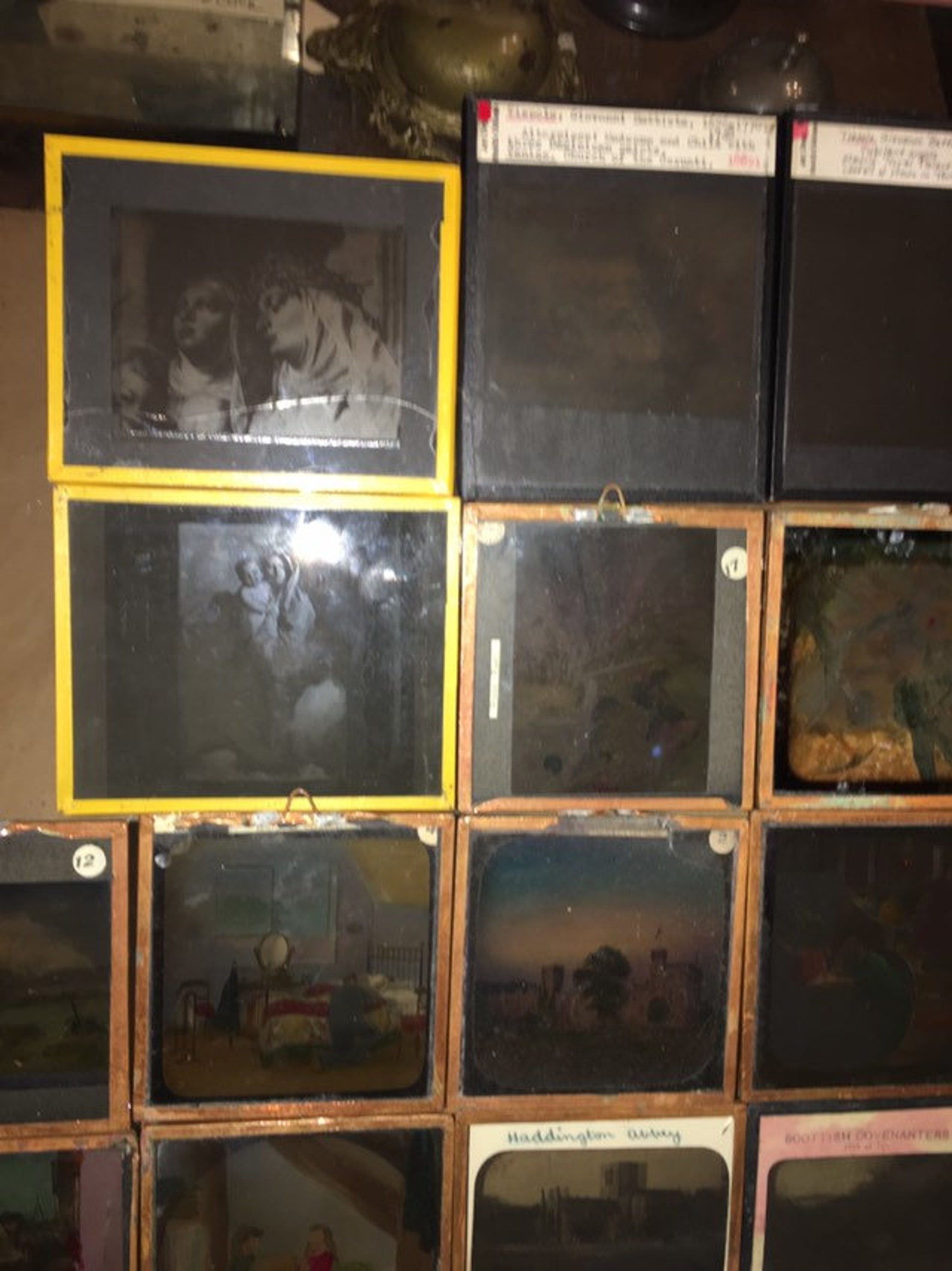 Antique Set of Ten Magic Lantern Slides for Projector 10 - Etsy