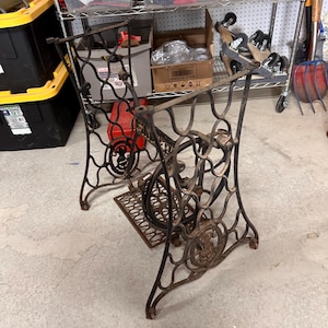 Antique Singer Mfg Co. Sewing Machine Cast Iron Base Only, Great Shape ...