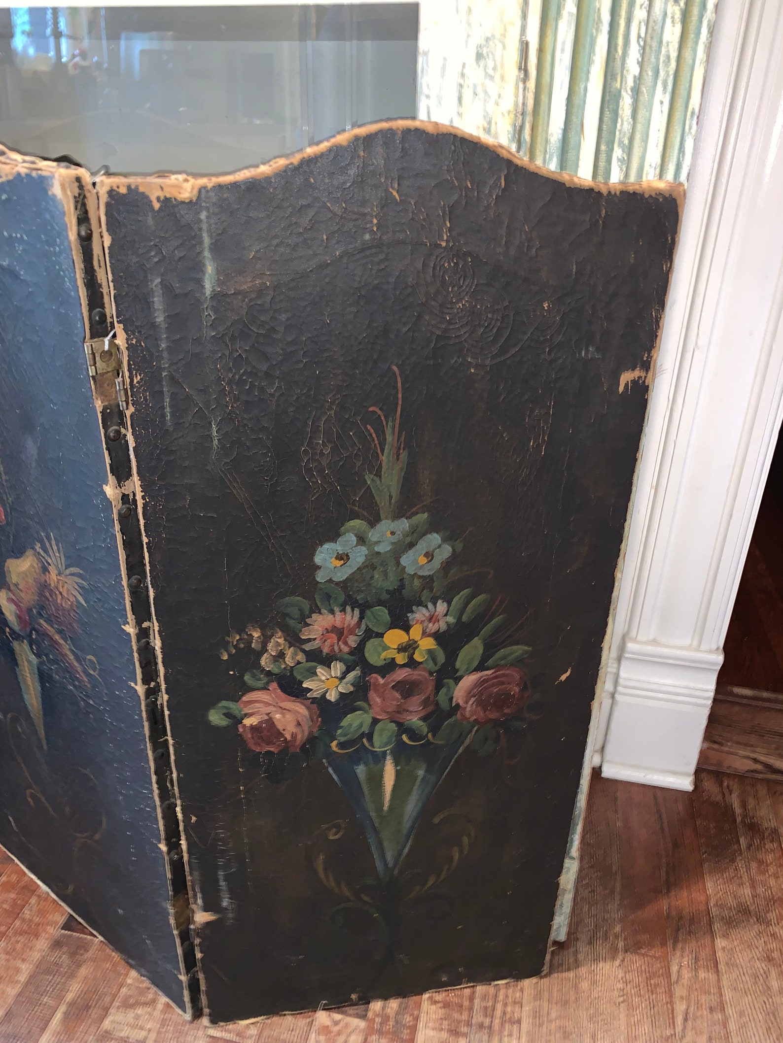 Antique Dressing Room Screen/divider Very Old and Very Cool - Etsy