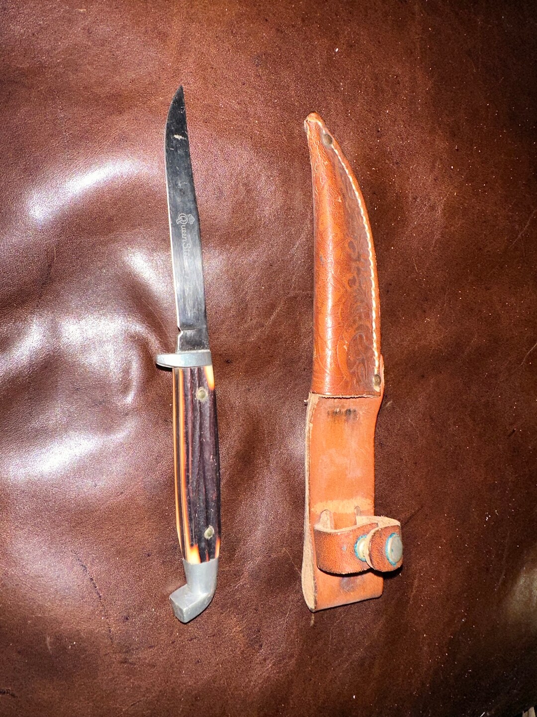 Vintage, Queen Steel Hunting Knife #74 - Etsy