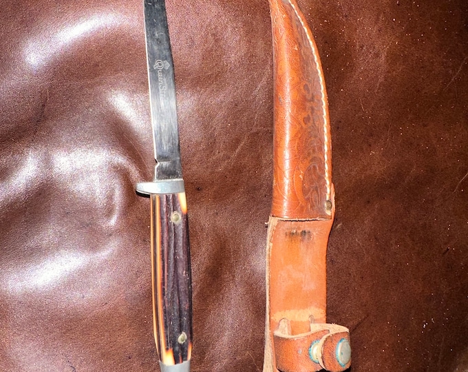 Vintage, Queen Steel Hunting Knife #74 - Etsy