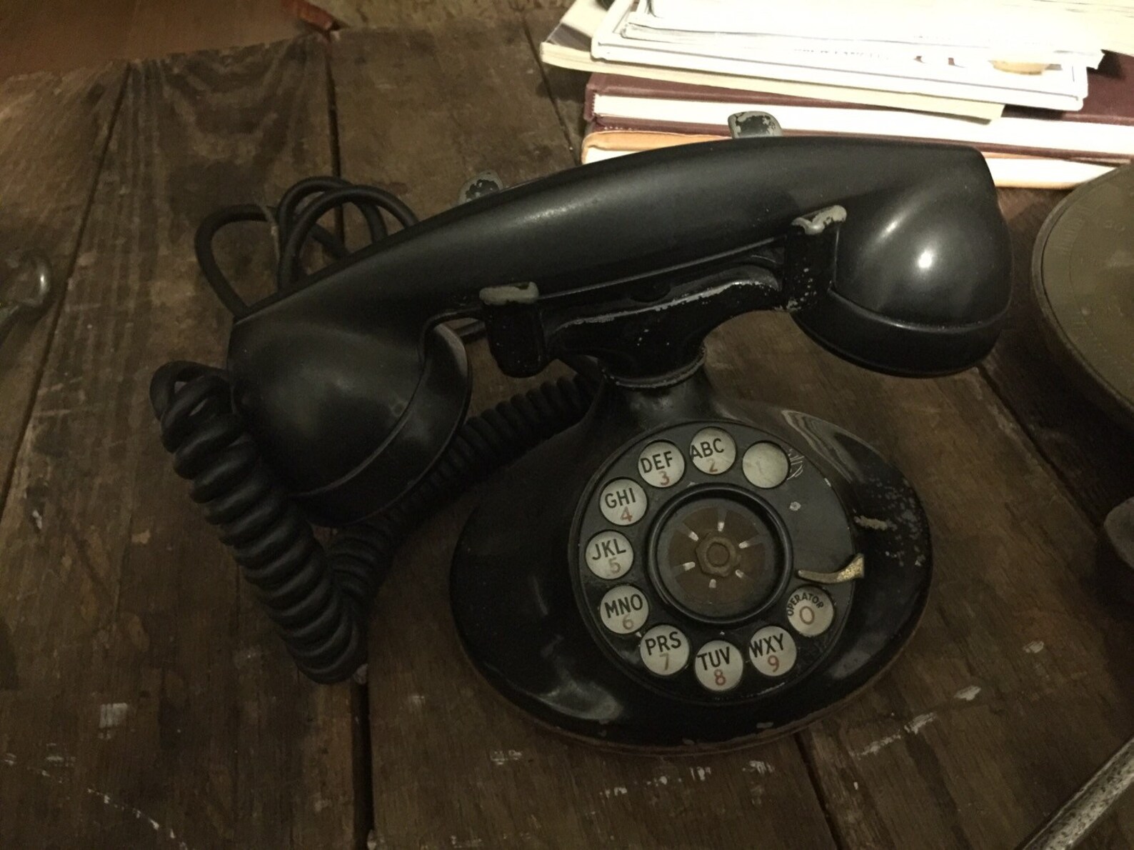 Antique Bakelite Desk Phone | Etsy