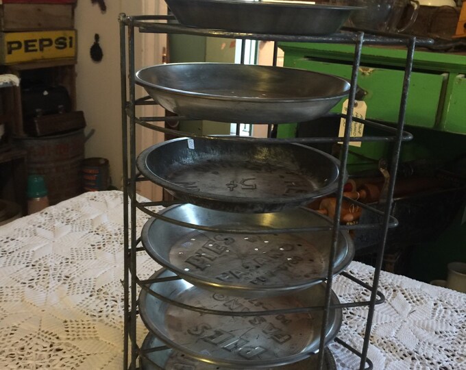 Vintage Diner Counter Top Pie Rack, 1920s, 6 Pie 5-tier, Great for ...