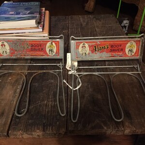 Antique Rusted Van’s Boot Saver — Had These on My Porch to Hang and Dry ...