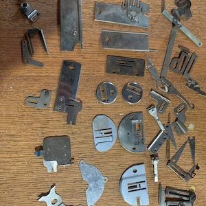 Vintage Treadle Sewing Machine Accessory Kit Parts, Sold Individually ...