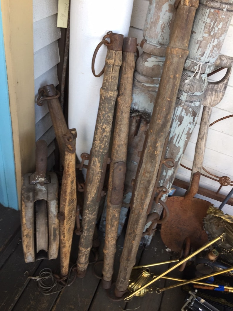 Antique Single Tree Horse Yoke Original Natural Wood, Old Wagon or Cart ...