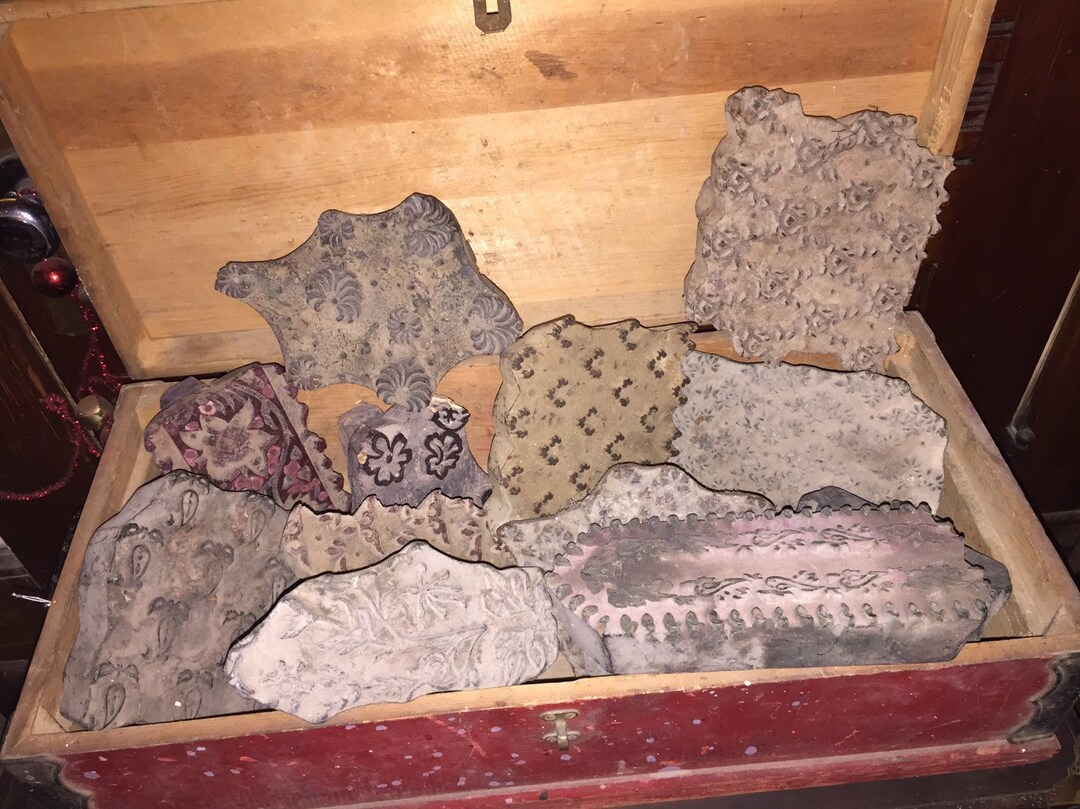 Primitive Wood Stamps, Can Be Used for Walls, Furniture, Material ...