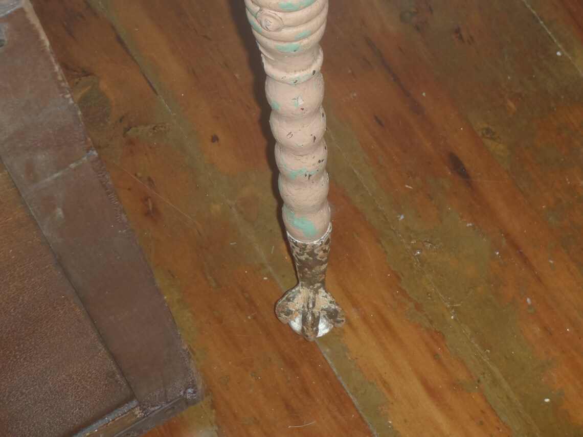 Antique Victorian OAK Parlor Fern Table CARVED W/ Claw Feet - Etsy