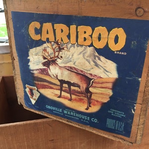 Cariboo Brand Apple Crate/box Wenoka Apples, Oroville Warehouse Co ...