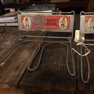 Antique Rusted Van’s Boot Saver — Had These on My Porch to Hang and Dry ...