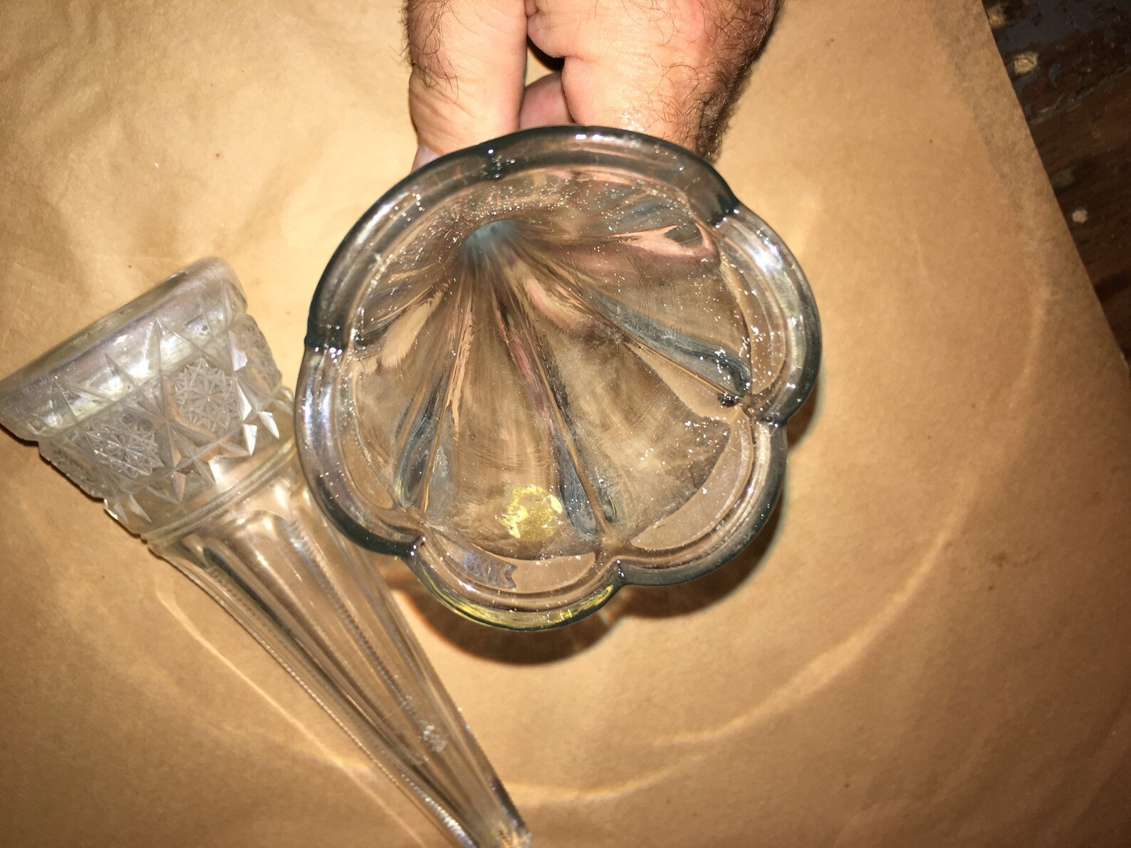 Model A & T Ford Bud Flower Vase, Wall Pocket, Great Shape, Approx 7 ...