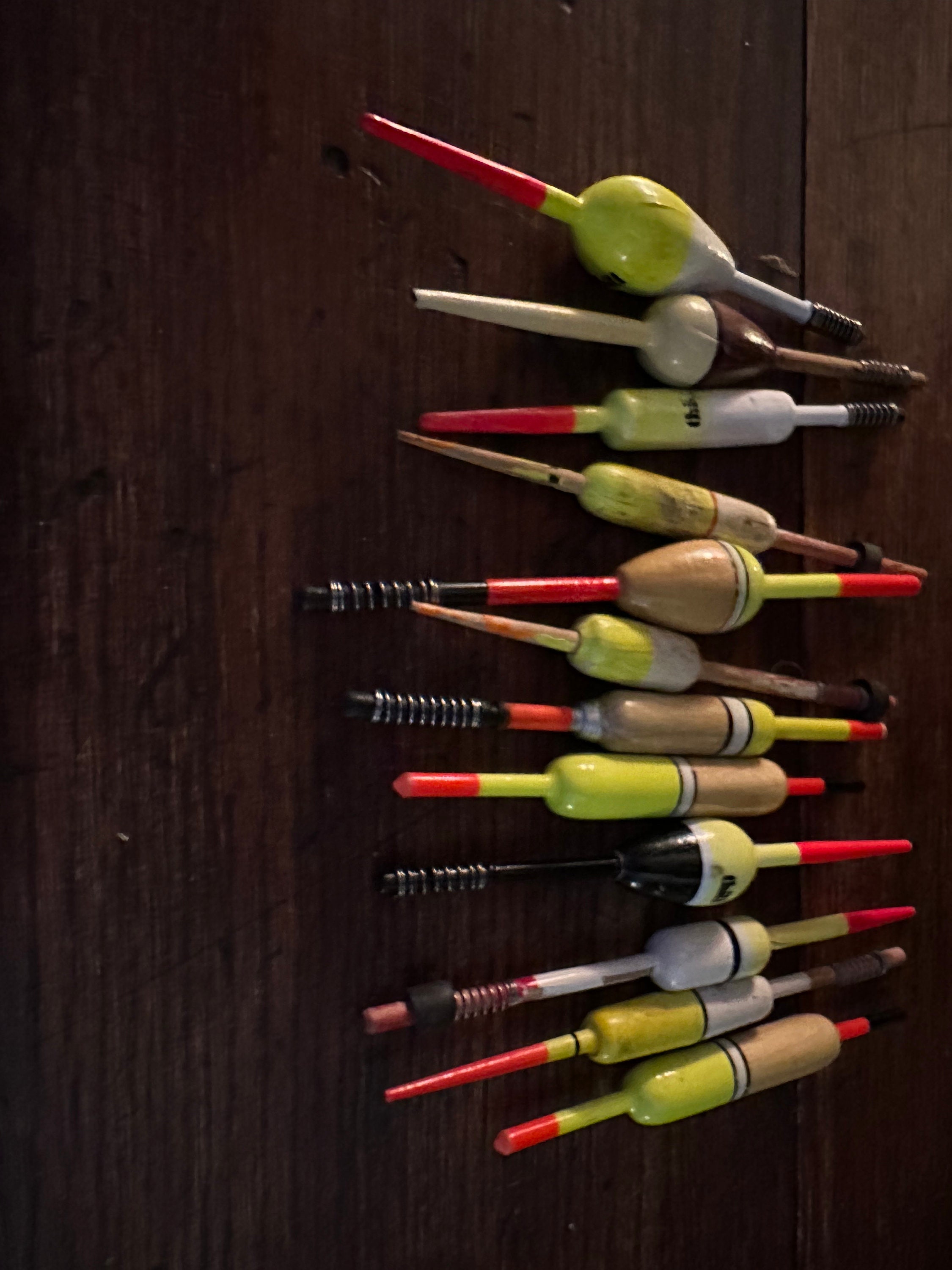 Vintage Set of 12 Fishing Bobbers From the 70s, Great Collection - Etsy