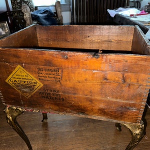 Vintage Birds Eye Safety Strike Anywhere Brand Match Co. Crate/box ...