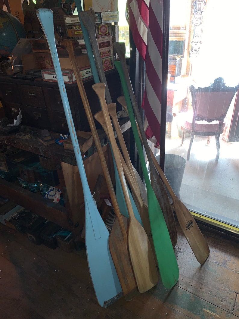 Vintage Canoe Paddle , Approximately 36” to 48’’ Long, Listing is for ...