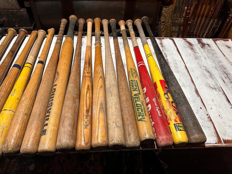 Vintage Baseball Bat, Great for Kids Room Project or Just to Use, I ...