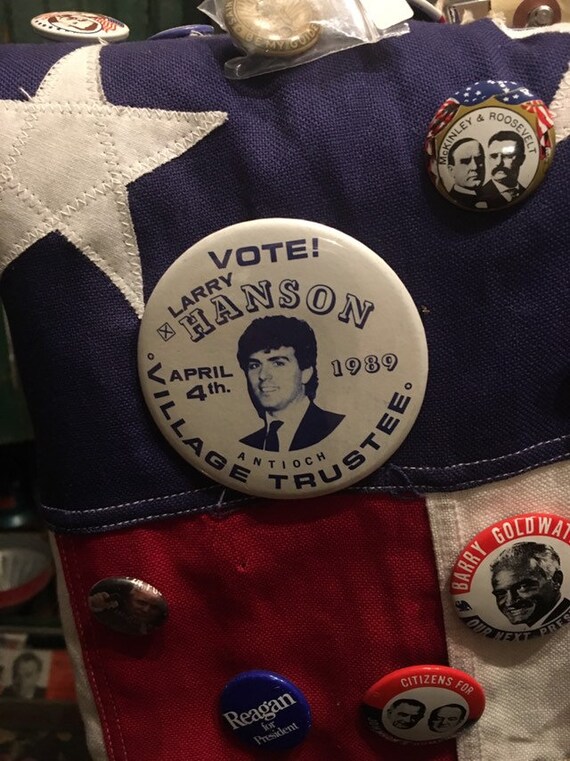 Antique, Vintage, Political, Campaign, Voting, Button… - Gem