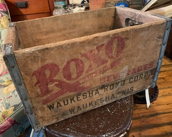 Rare Antique Hires Root Beer Wood Crate Box Made in USA | Etsy