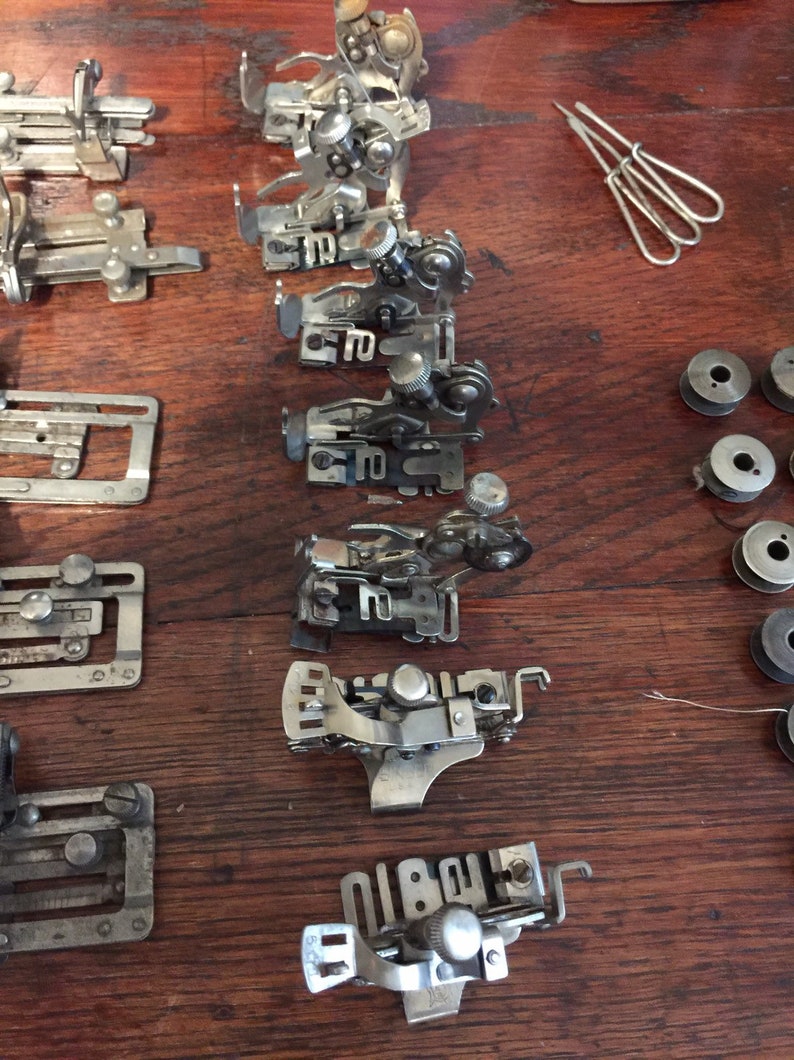 Vintage Treadle Sewing Machine Accessory Kit Parts Sold - Etsy