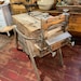 Antique Wooden Badger Washing Machine With Hand Crank, Shipping: Please ...