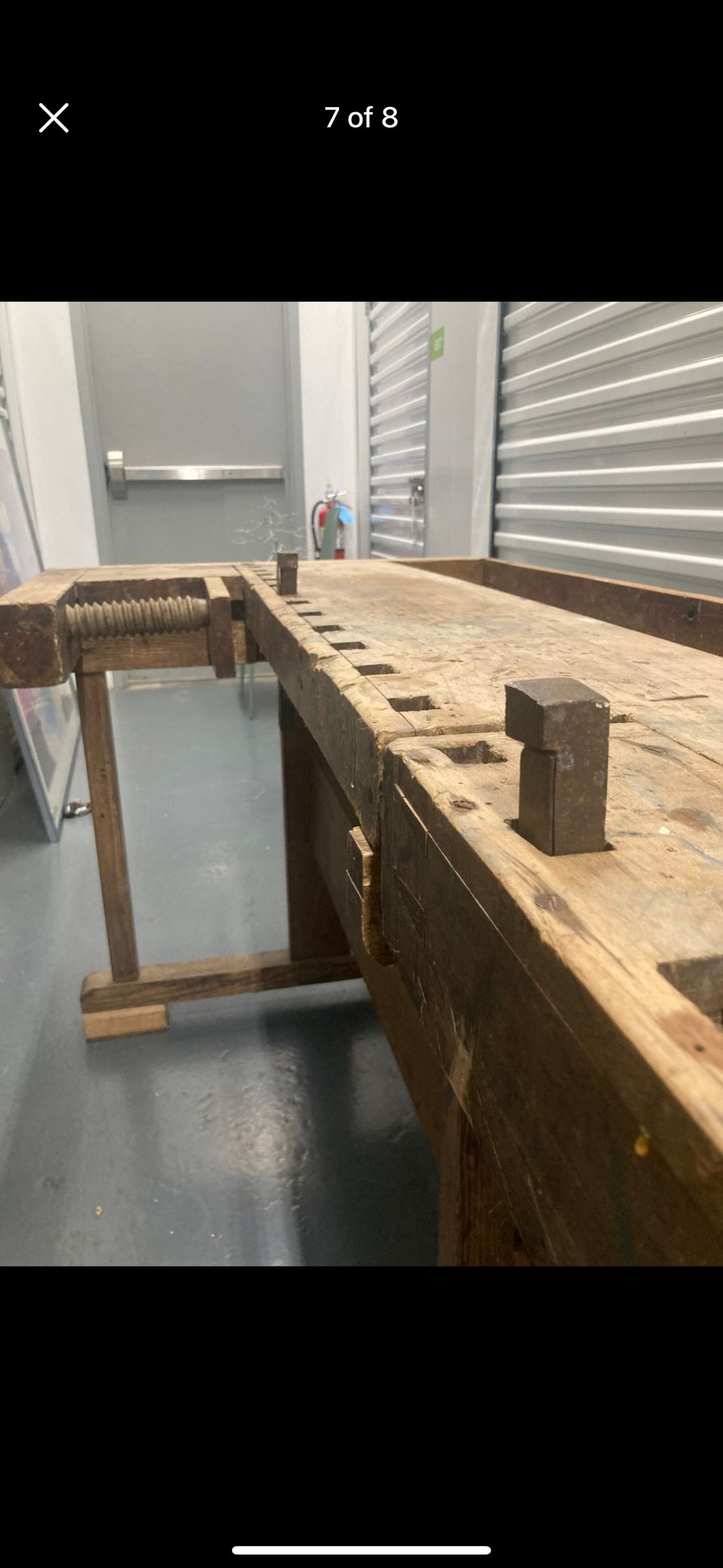 Large Fantastic Carpenters Work Bench, Use as Kitchen,dates From Approx ...