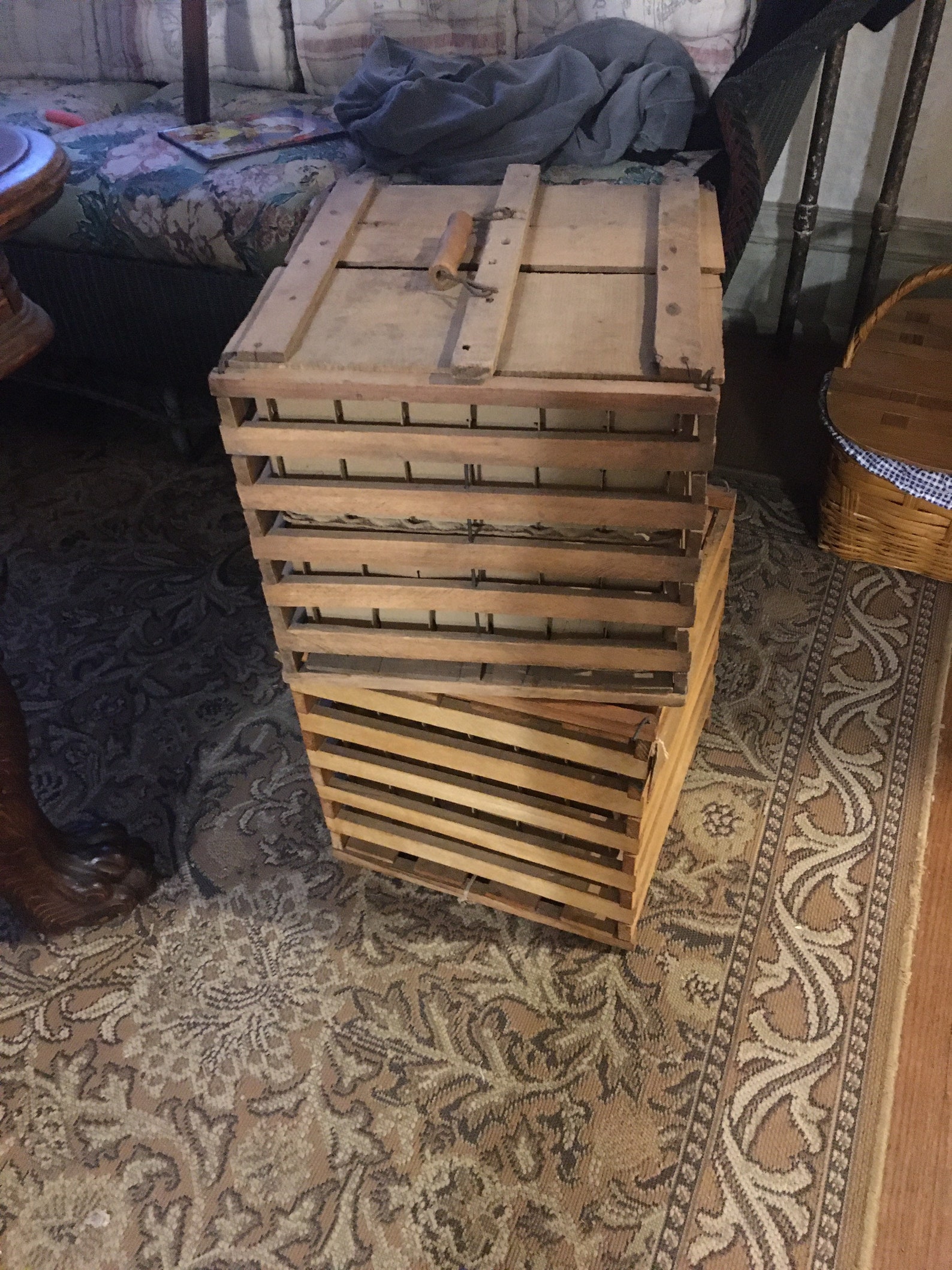 Primitive Early 1900's WOODEN EGG CRATE Many Available | Etsy