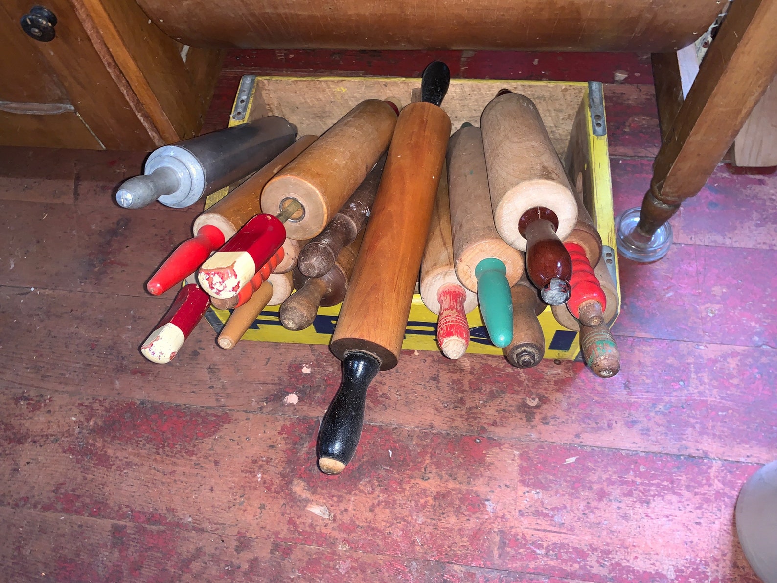 Vintage Rolling Pin Kitchen Utensil Baking Cooking - Etsy