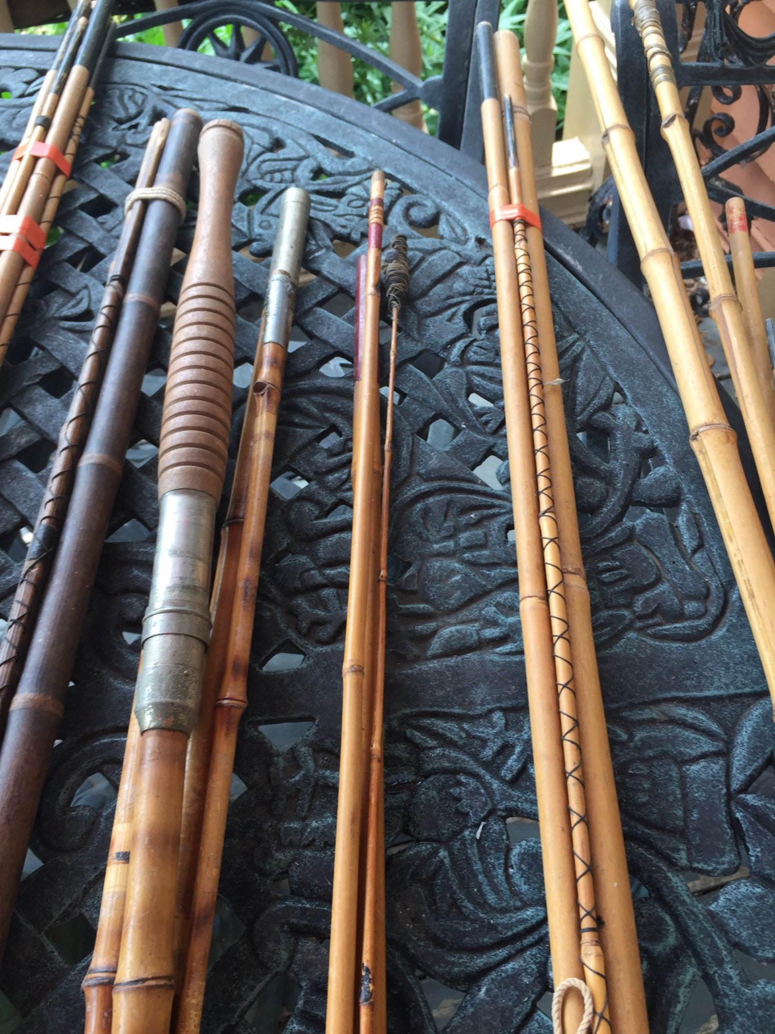 1930's Antique Bamboo Fishing Pole With Bobber and Lure | Etsy