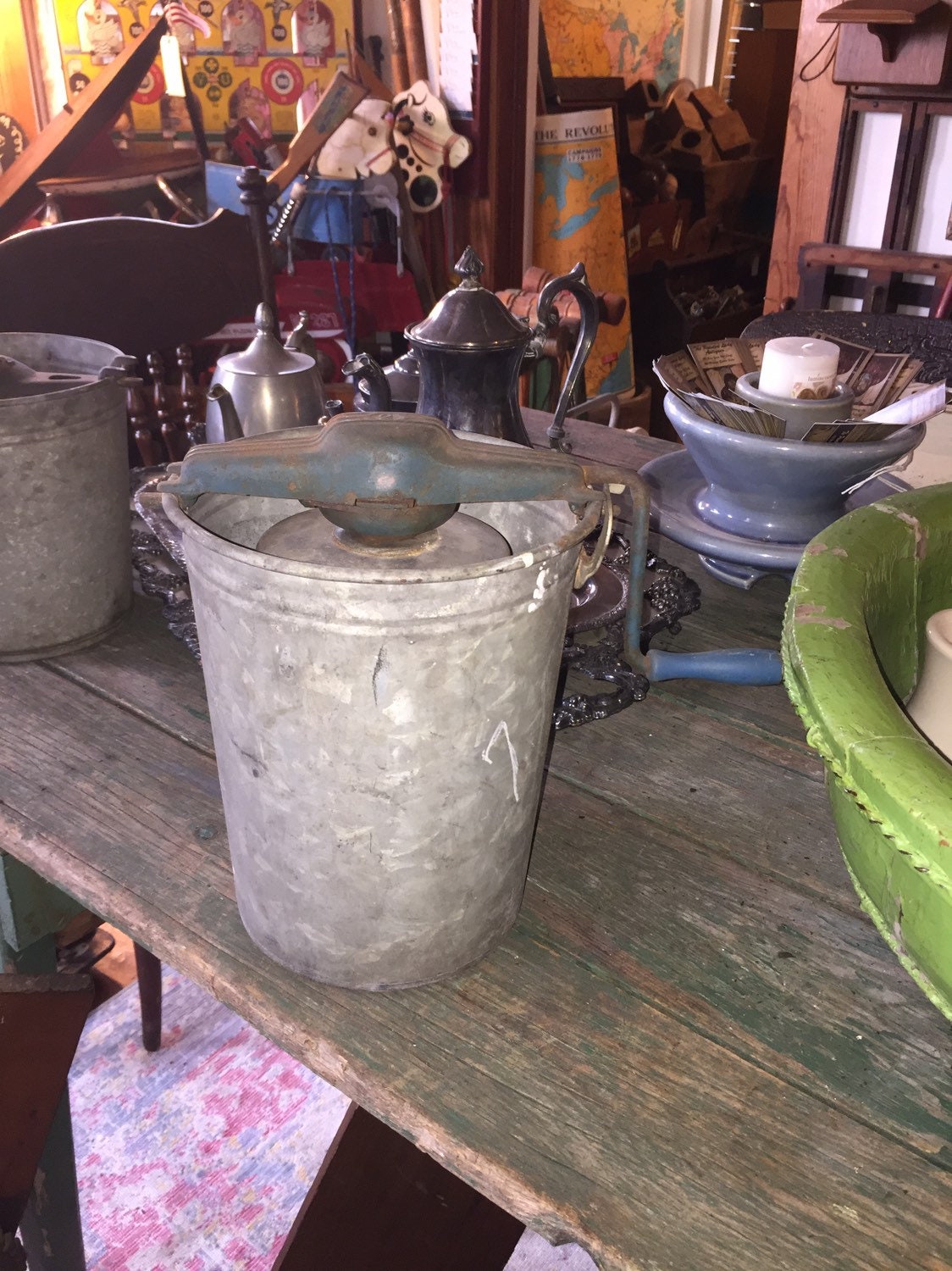 Antique Iceberg Freezer 2 Quart Hand Crank Ice Cream Maker - Etsy