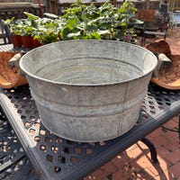 Rectangle Galvanized Tub - Etsy