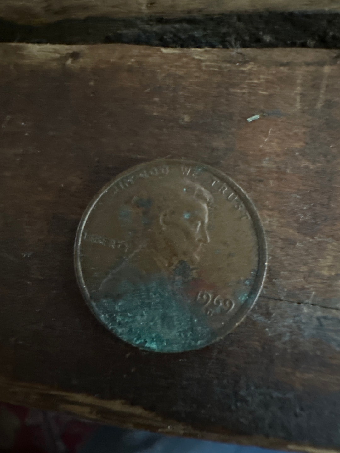 1969 D Lincoln Penny With Error on Top Rim, and "l" in Liberty on Edge ...