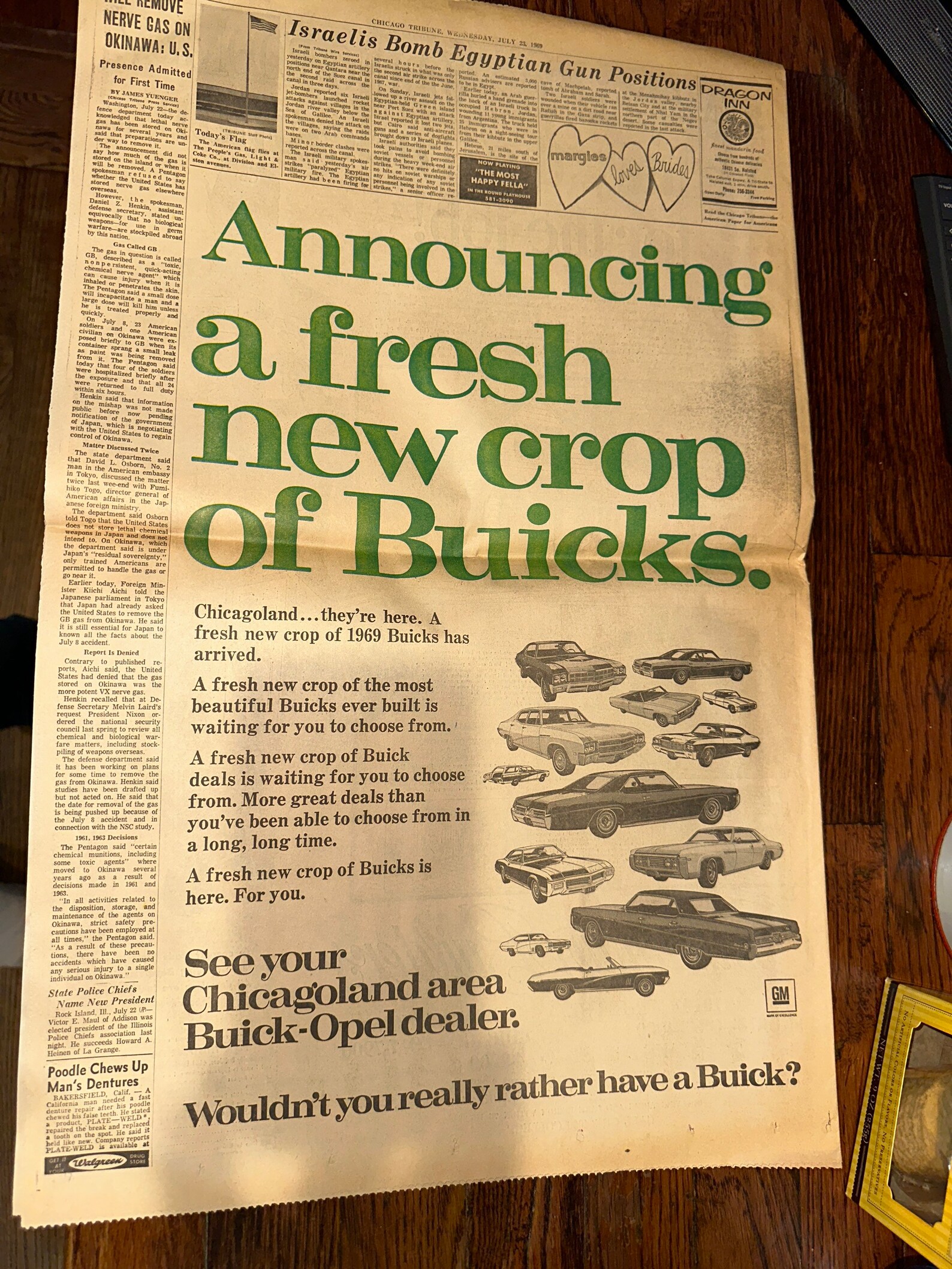 Moon Men to Visit City July 23, 1969 Chicago Tribune Original Complete ...