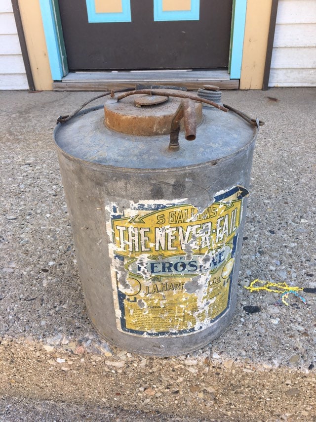 Rare Vintage the Never Fail Gasoline Can 5 Gallon J.A. Harps | Etsy