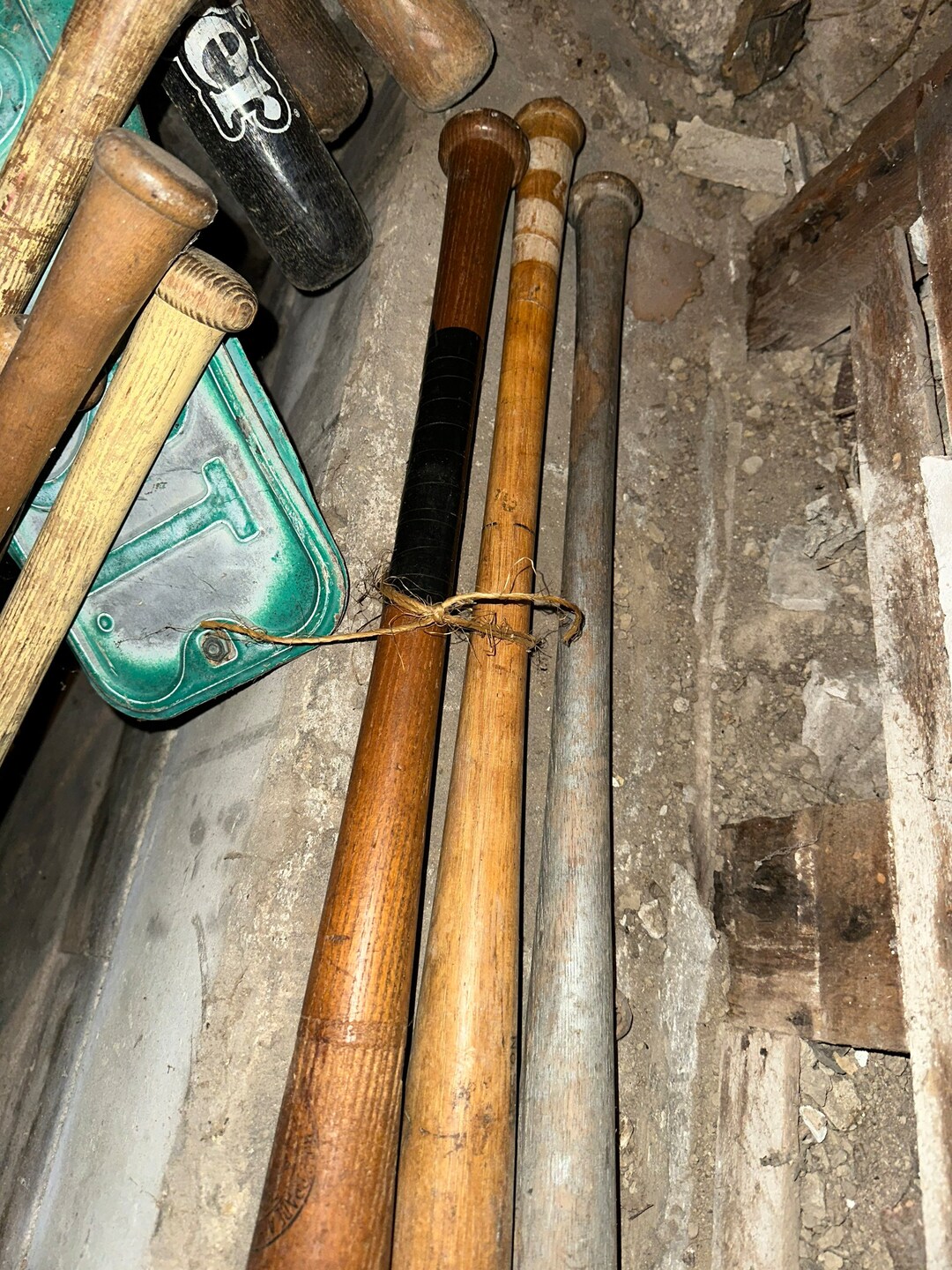 Set of 3 Vintage Baseball Bats, Great for Kids Room Project or Just to ...