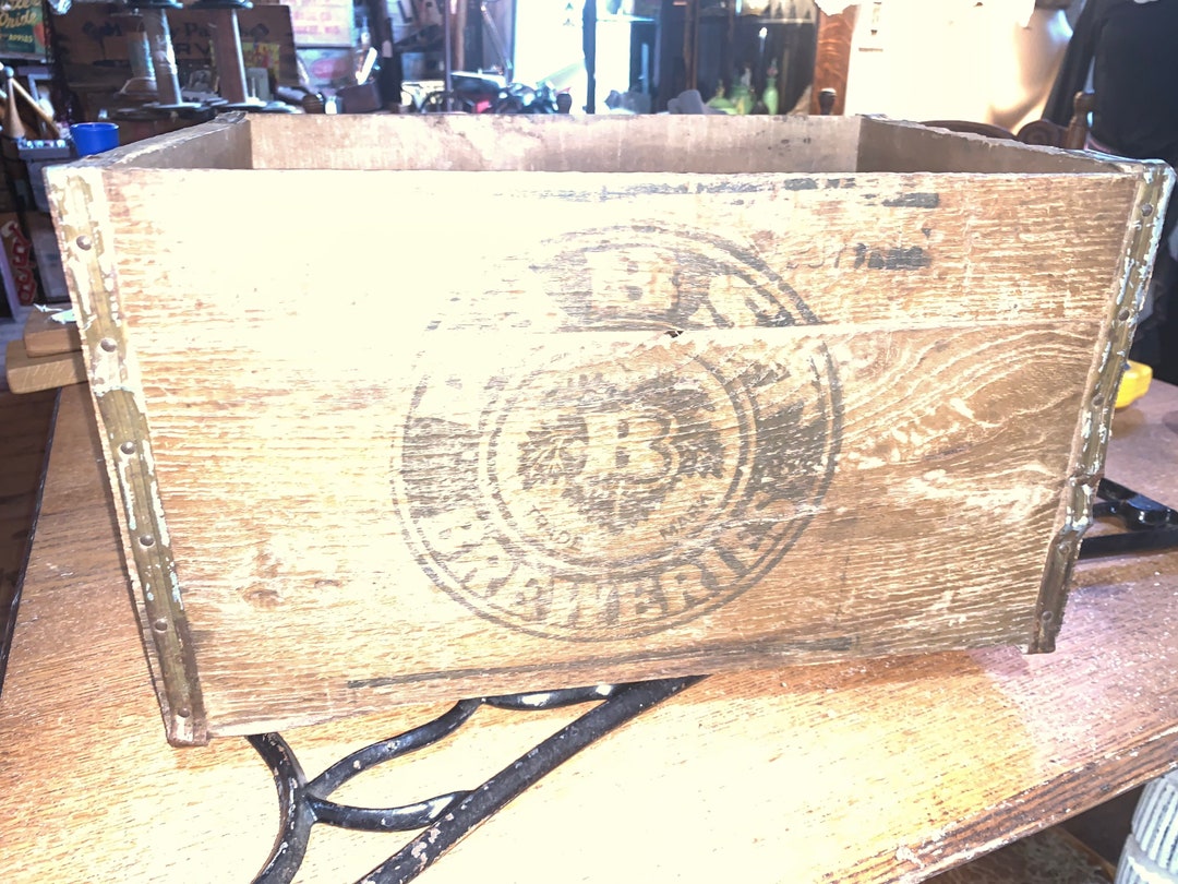 Original Pabst Crate Pre Prohibition Beer Box Wood Crate - Etsy