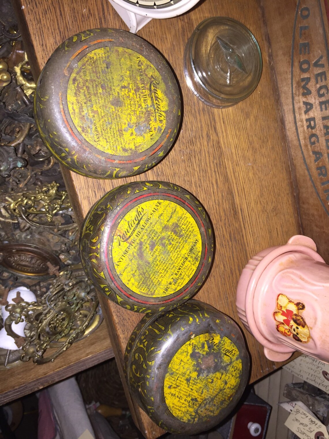 Vintage, Rawleighs Antiseptic Healing Salve for Man & Beast Tin, Multi ...