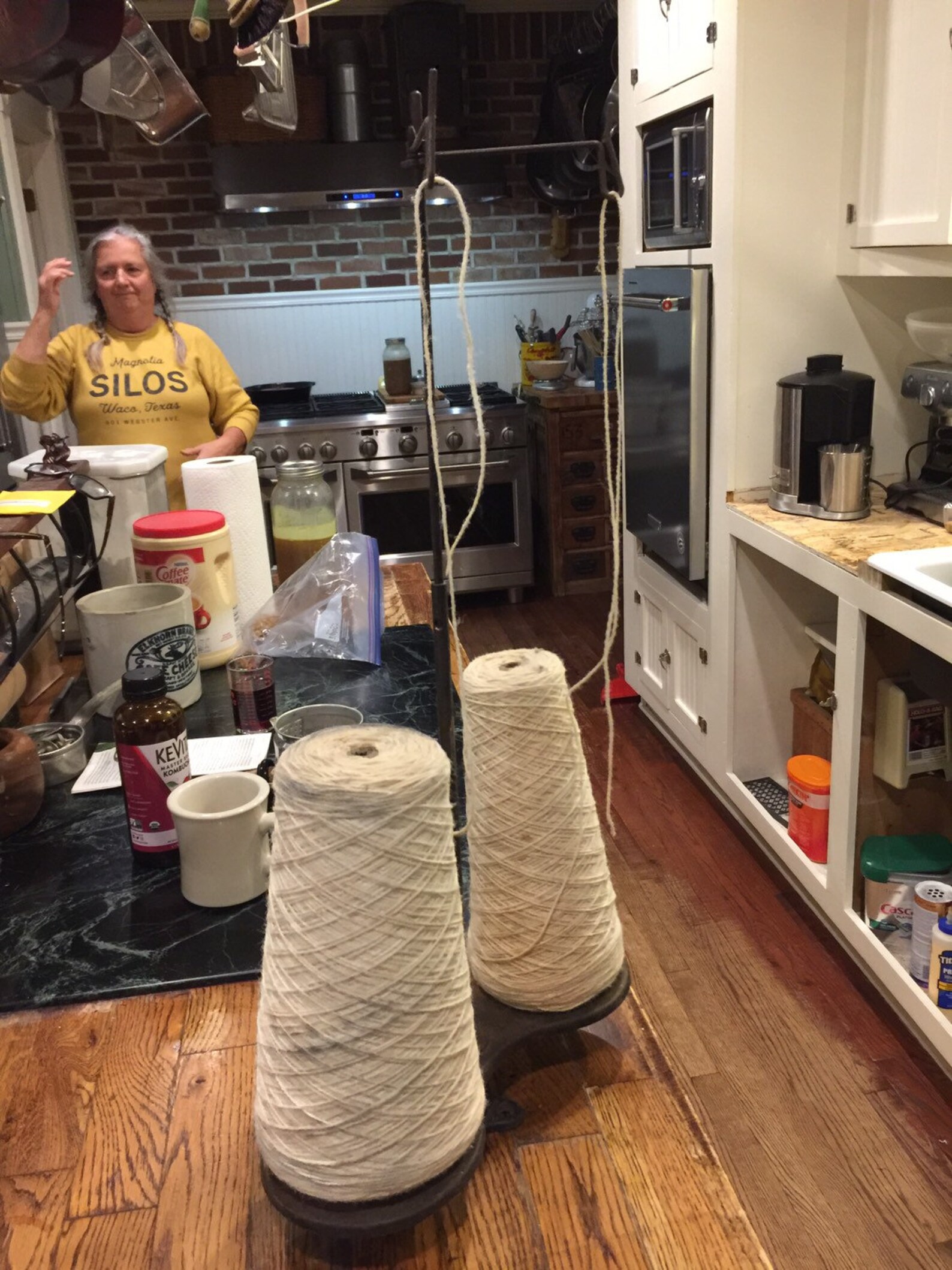 Very Large General Store Spools of Thread With Metal Dispenser - Etsy