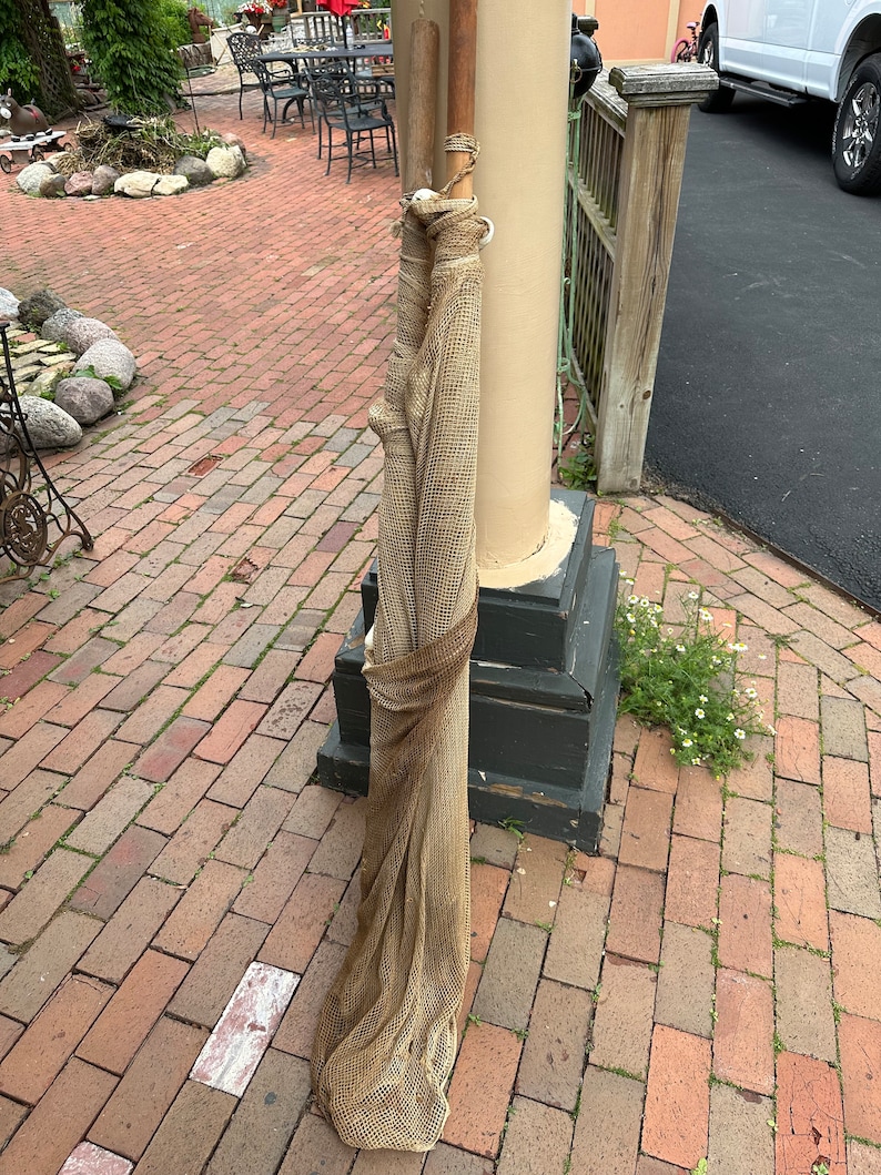Large Fishing Net, Great for Decoration or Actual Use, Vintage Fishing ...