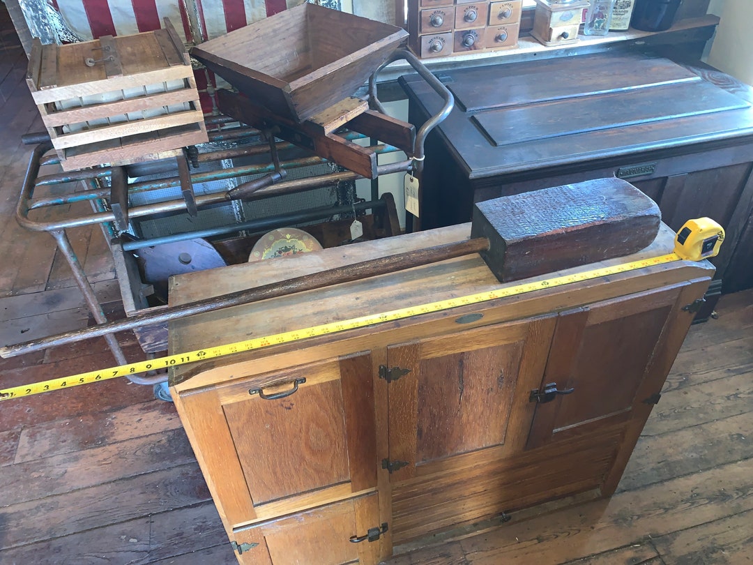 Primitive Antique Extra Large Wooden CABBAGE TAMPER Kitchen Utensil ...