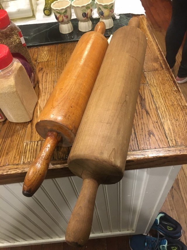 Vintage Rolling Pin Kitchen Utensil Baking Cooking | Etsy