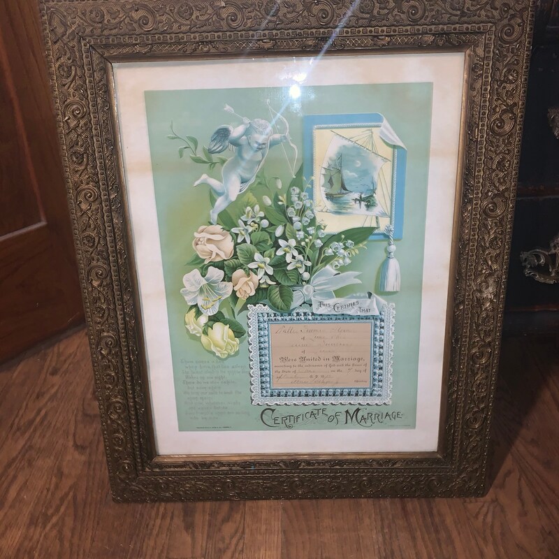Marriage Certificate Frame - Etsy